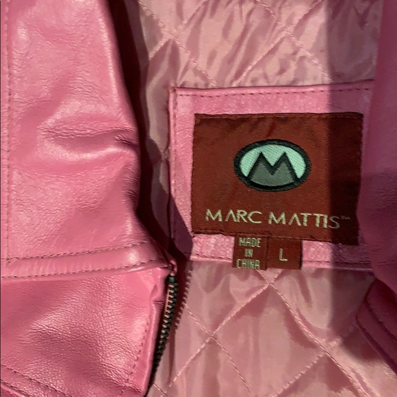 Vintage | Jackets & Coats | Vintage Mark Mattis Pink Leather Jacket ...